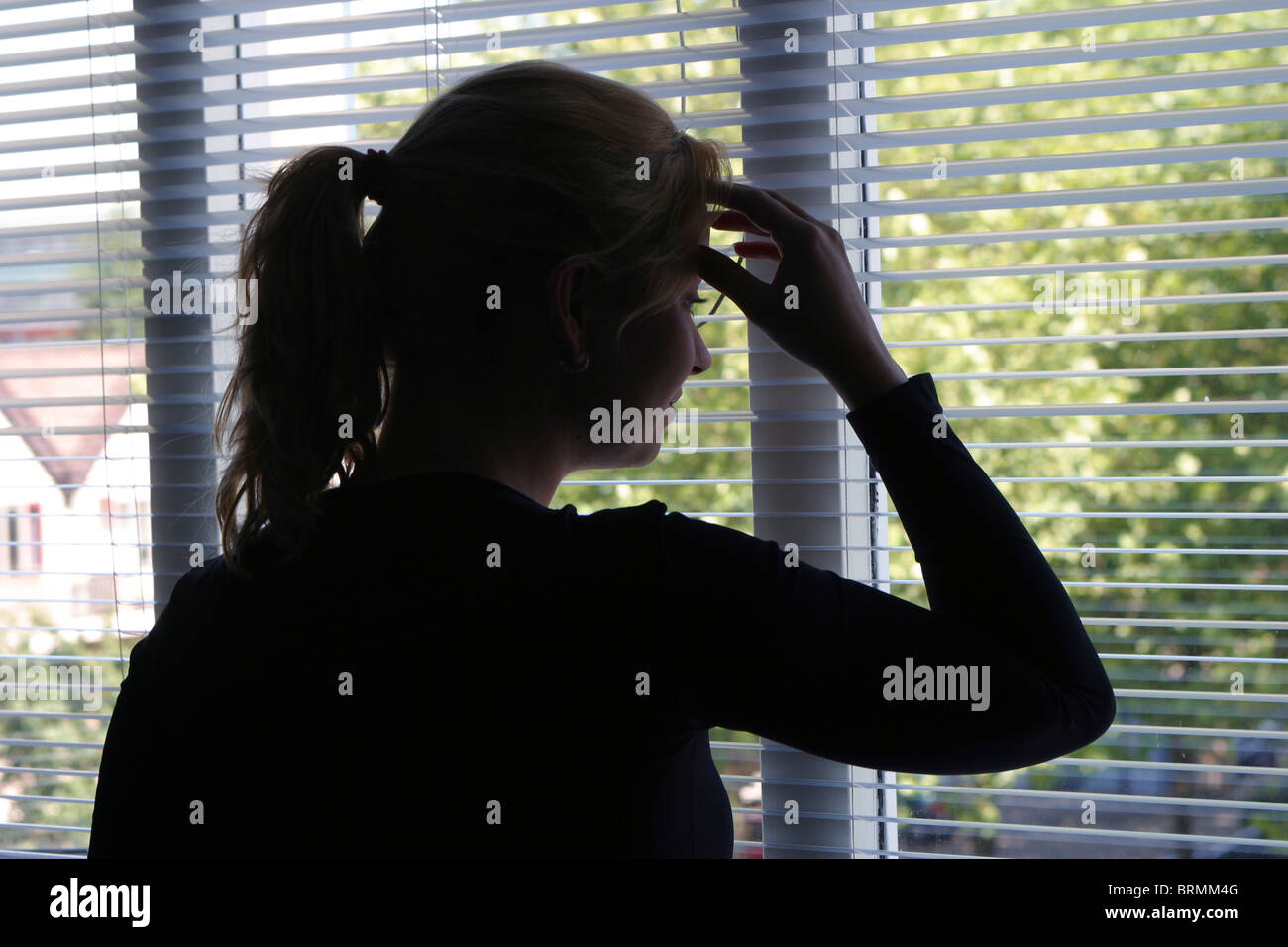 Woman anonymous behind attack hi-res stock photography and images - Alamy