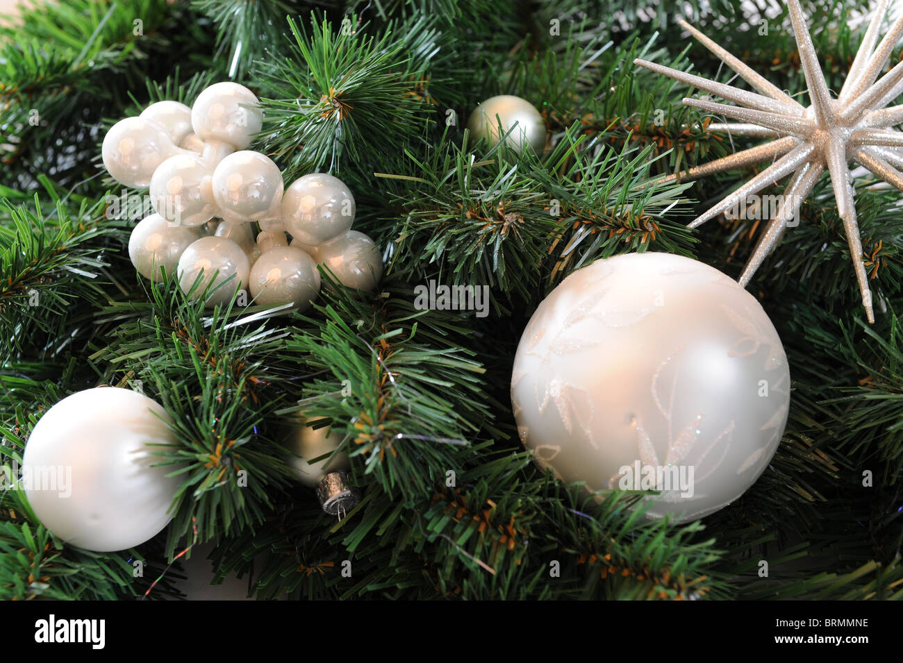 Silver glass balls hi-res stock photography and images - Alamy