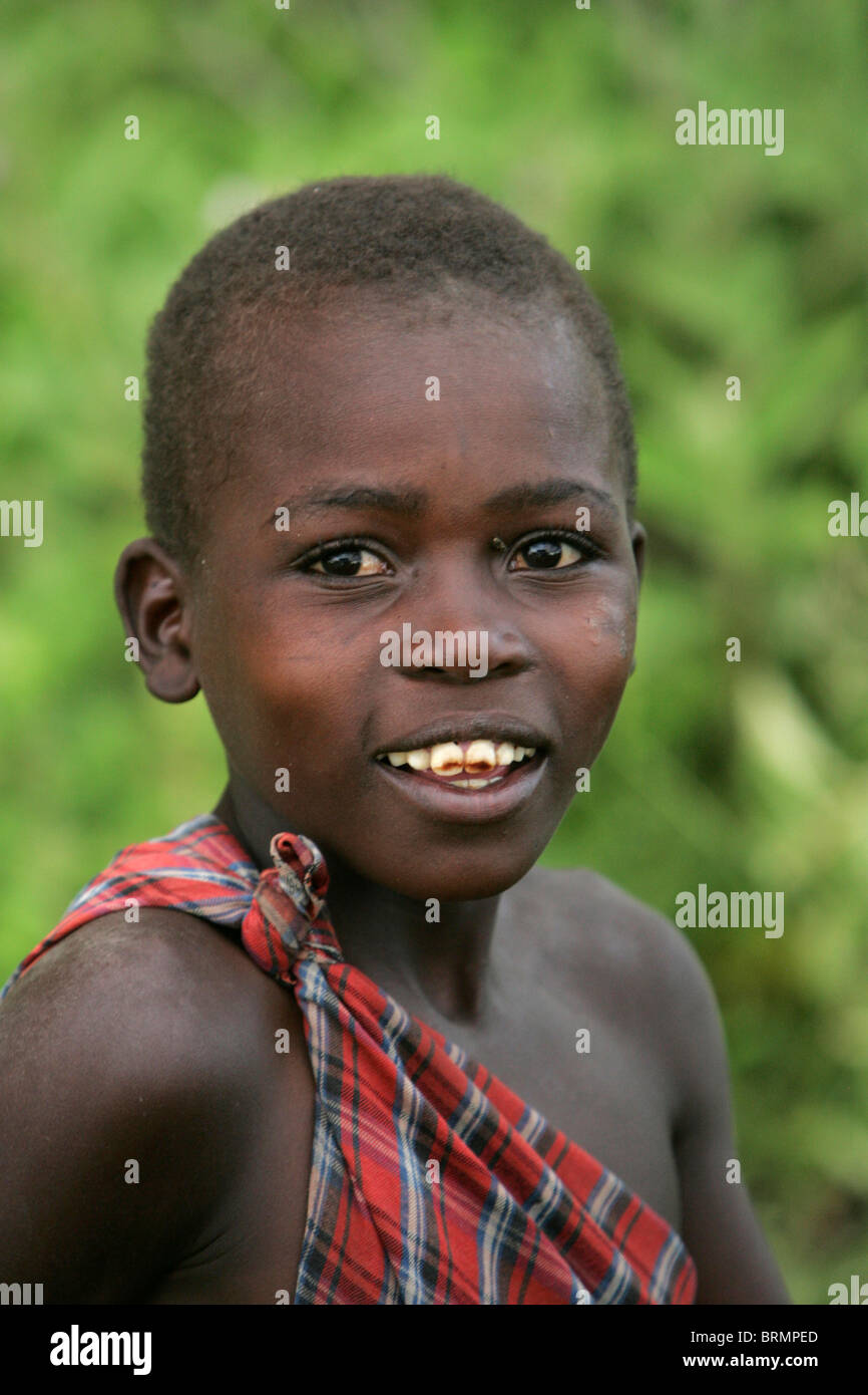 A portrait of a young Maasai herd boy Stock Photo - Alamy