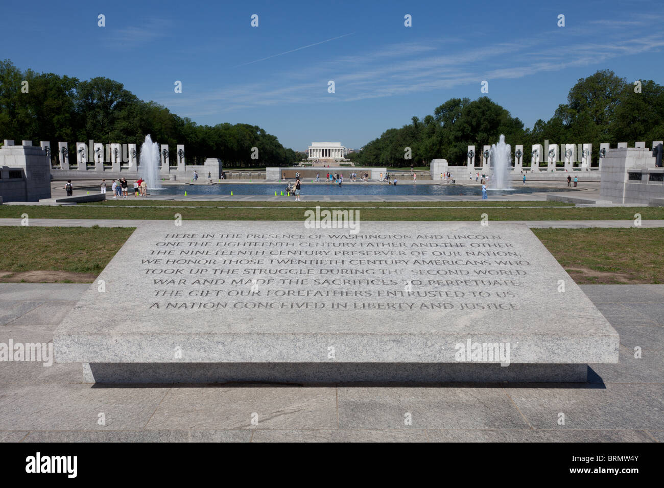 The U.S. National World War II Memorial is dedicated to Americans who ...