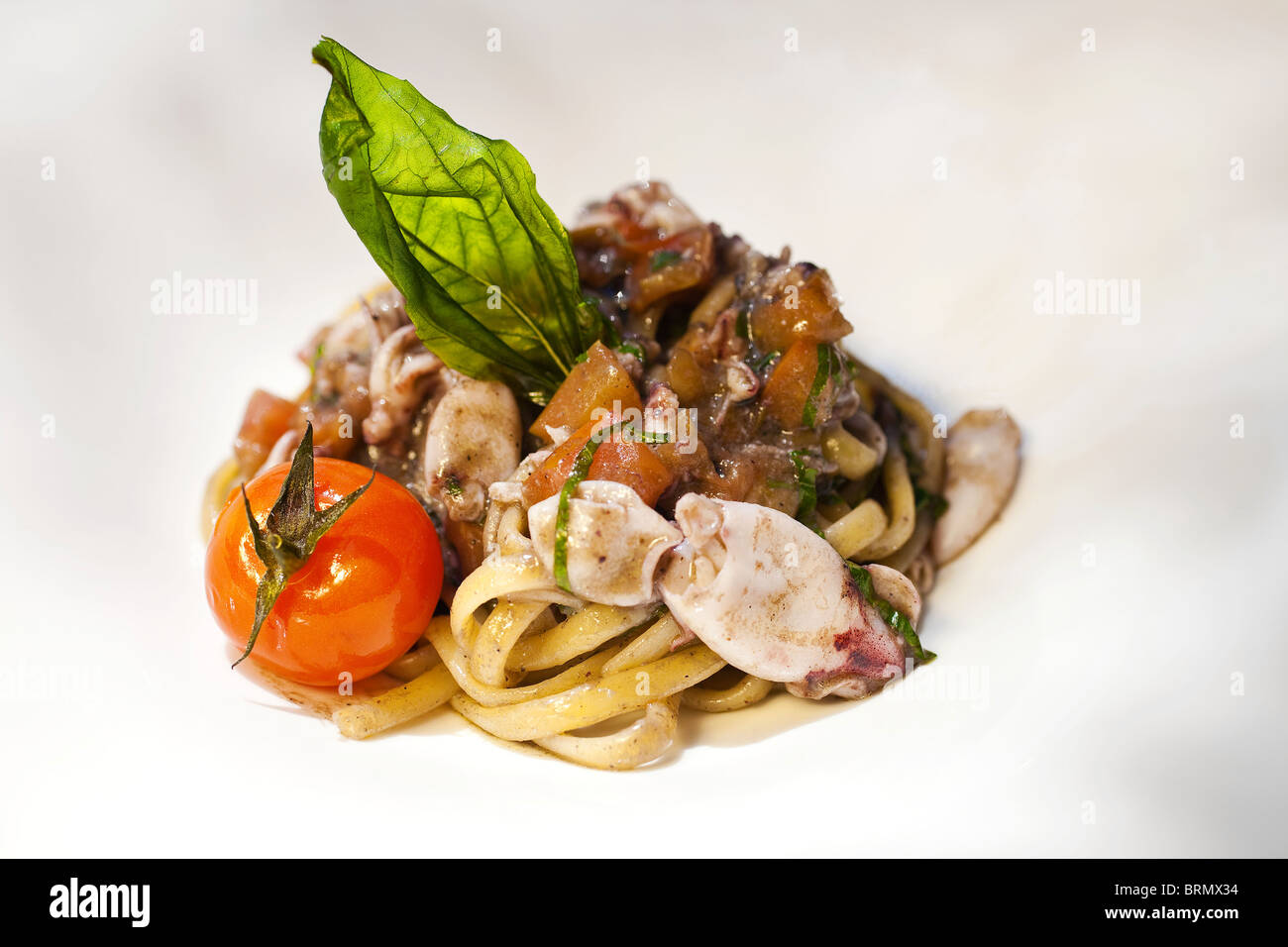 Italian food experience with fish receipts. Michelin star restaurant at ...