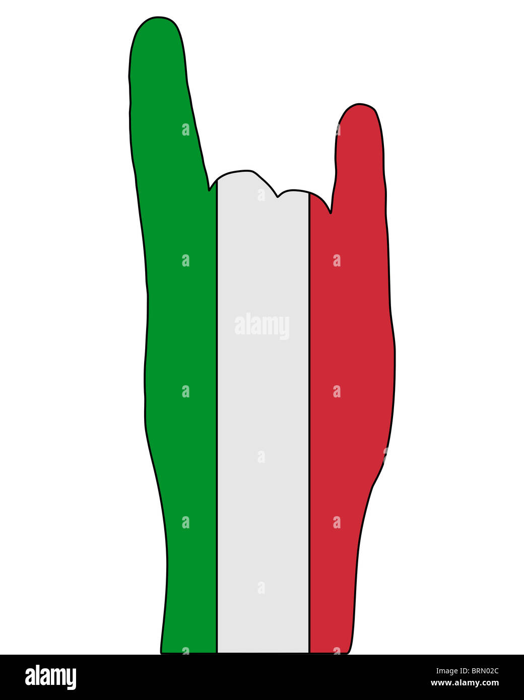 Italian finger signals Stock Photo - Alamy