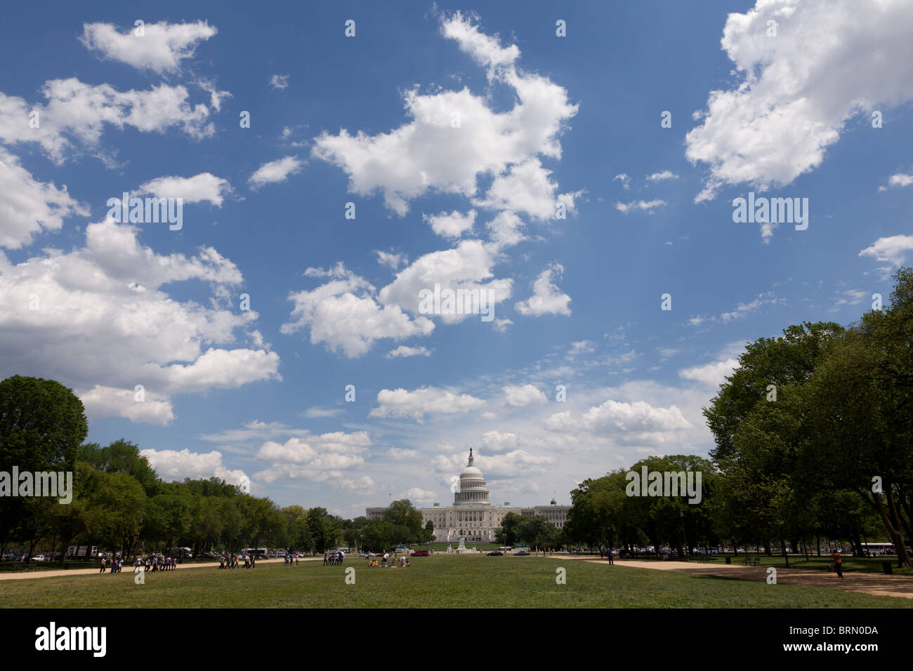 The Capitol,the meeting place of the United States Congress and the ...