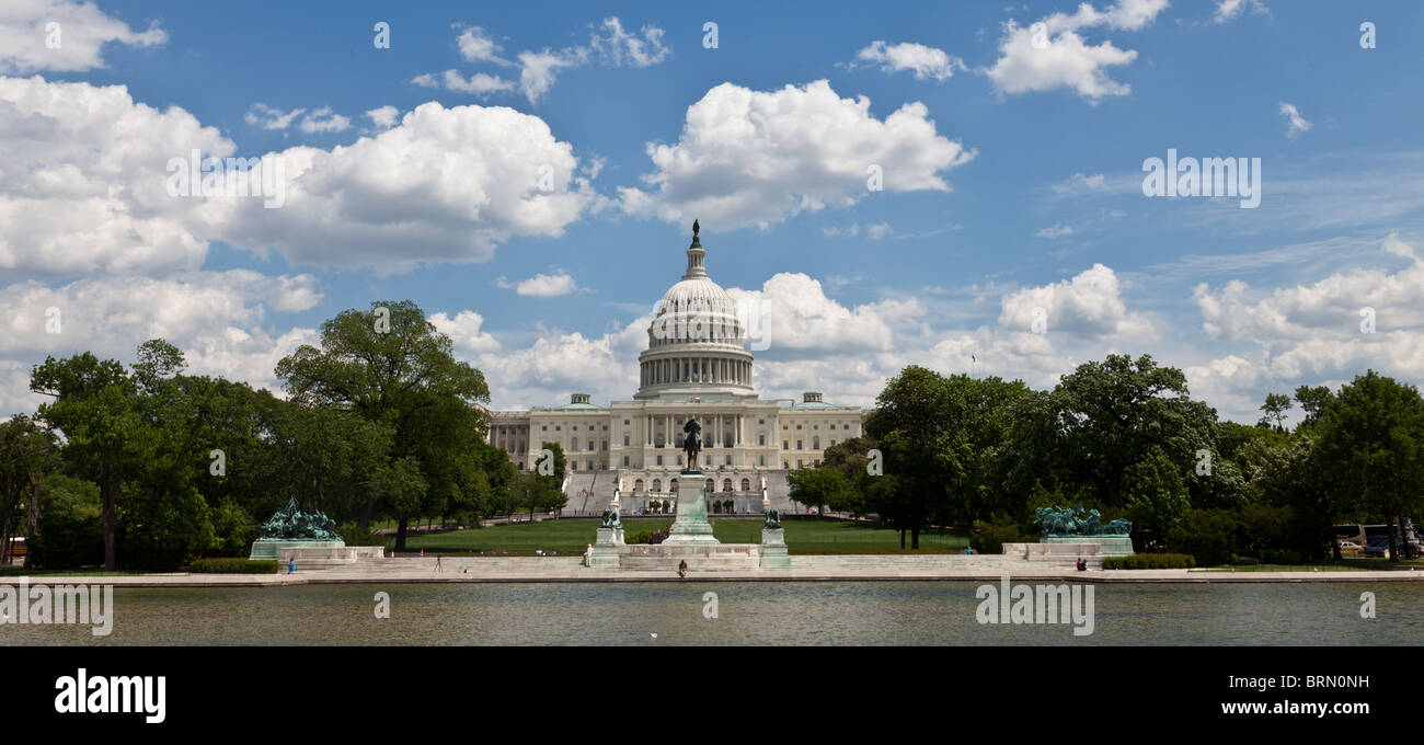 The Capitol,the meeting place of the United States Congress and the ...