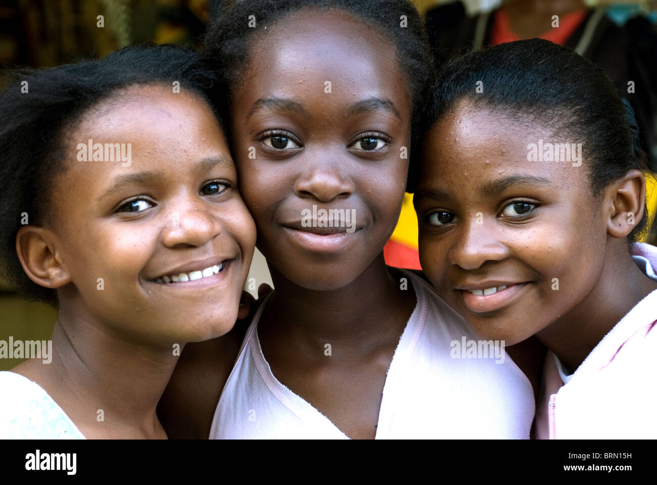 namibia, windhoek, girls in independence avenue Stock Photo - Alamy