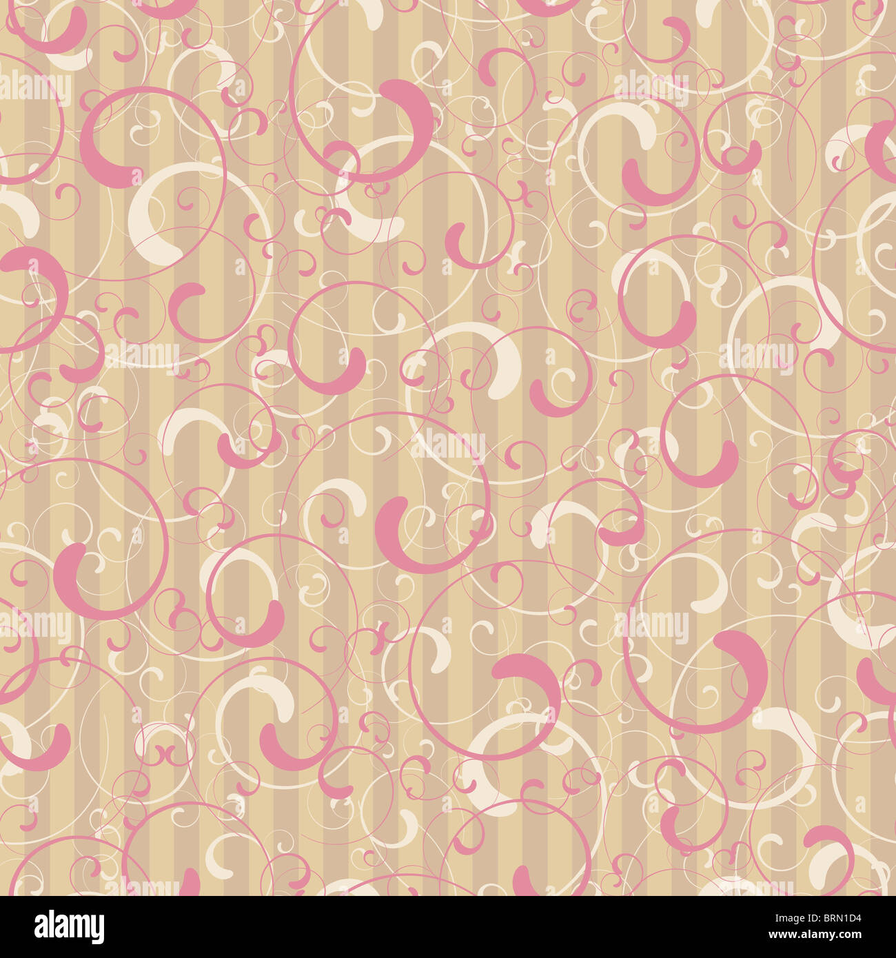 Illustrated seamless tile wallpaper of twirl shapes Stock Photo - Alamy