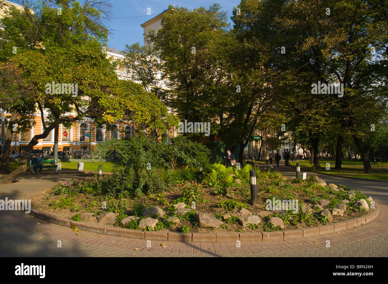 Park Kitay Gorod central Moscow Russia Europe Stock Photo - Alamy