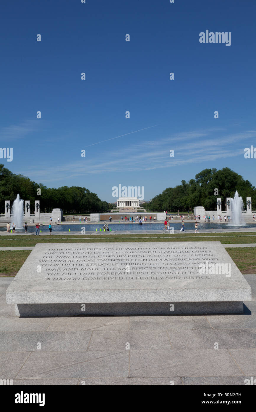 The U.S. National World War II Memorial is dedicated to Americans who ...