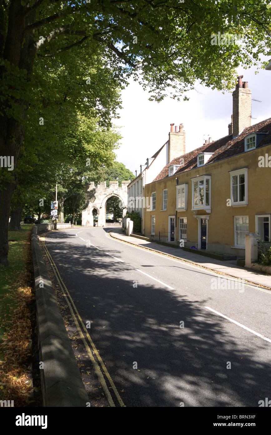 Priory gate Lincoln cathedral Stock Photo - Alamy