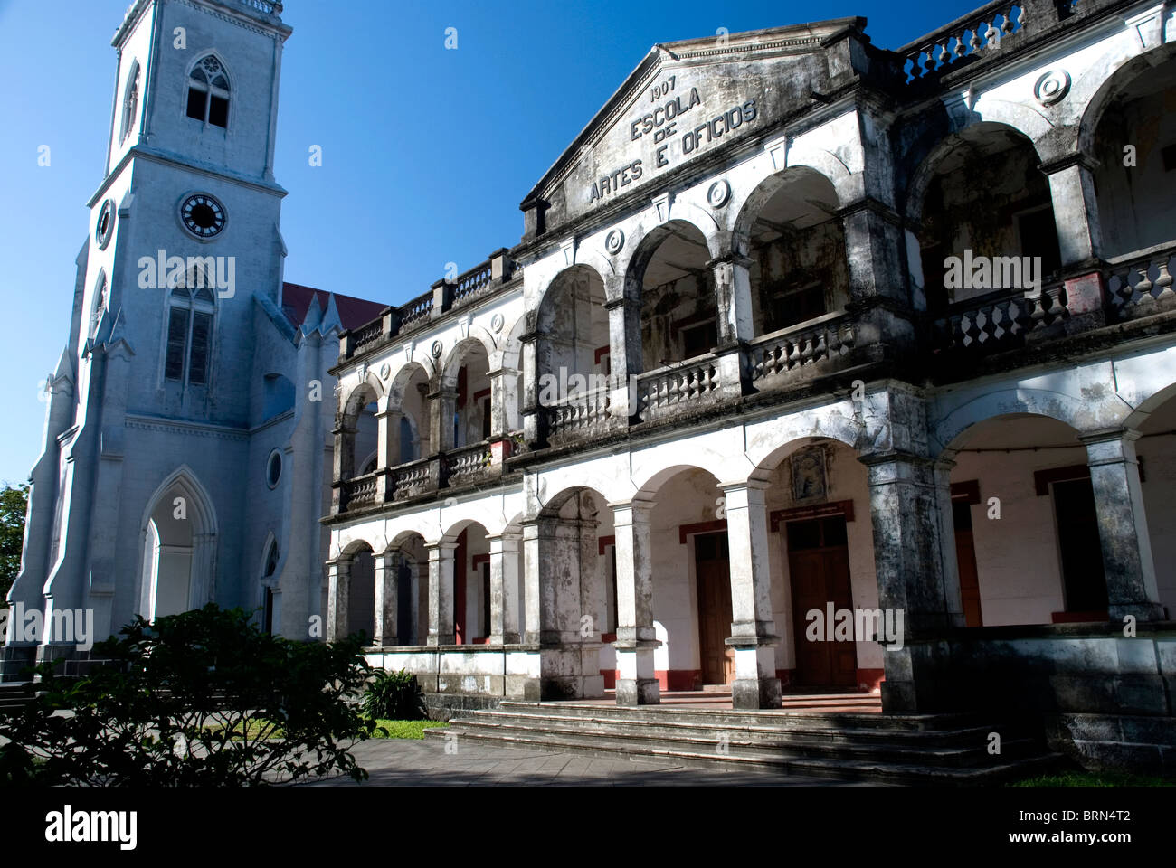 mozambique, beira, cathedral and arts academy Stock Photo - Alamy