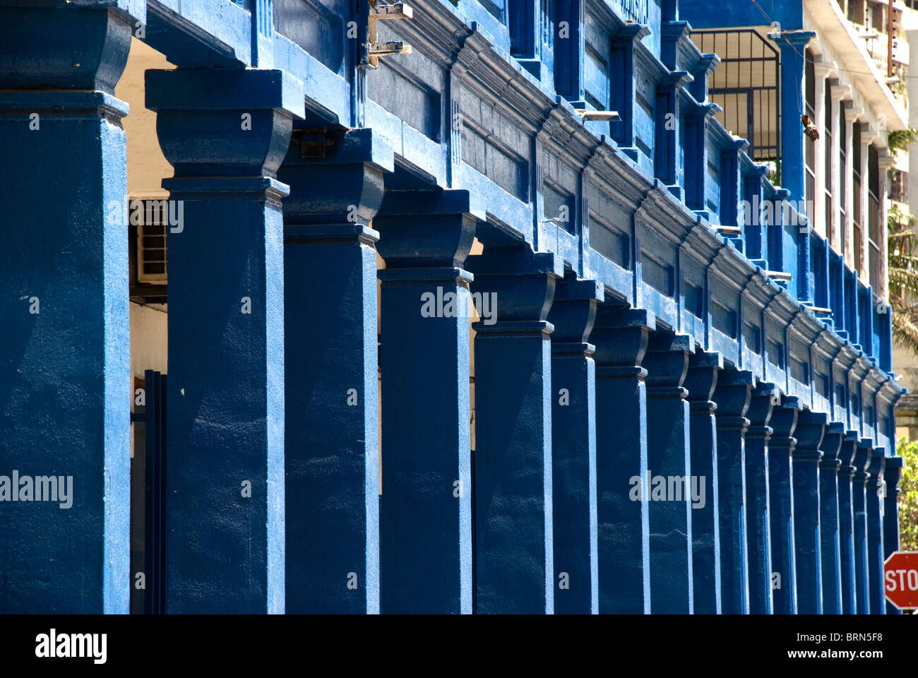 mozambique, beira, colonial building colonnade Stock Photo - Alamy
