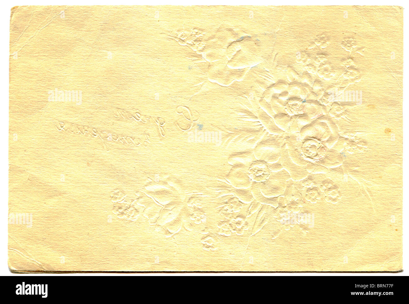 Embossed card hi-res stock photography and images - Alamy