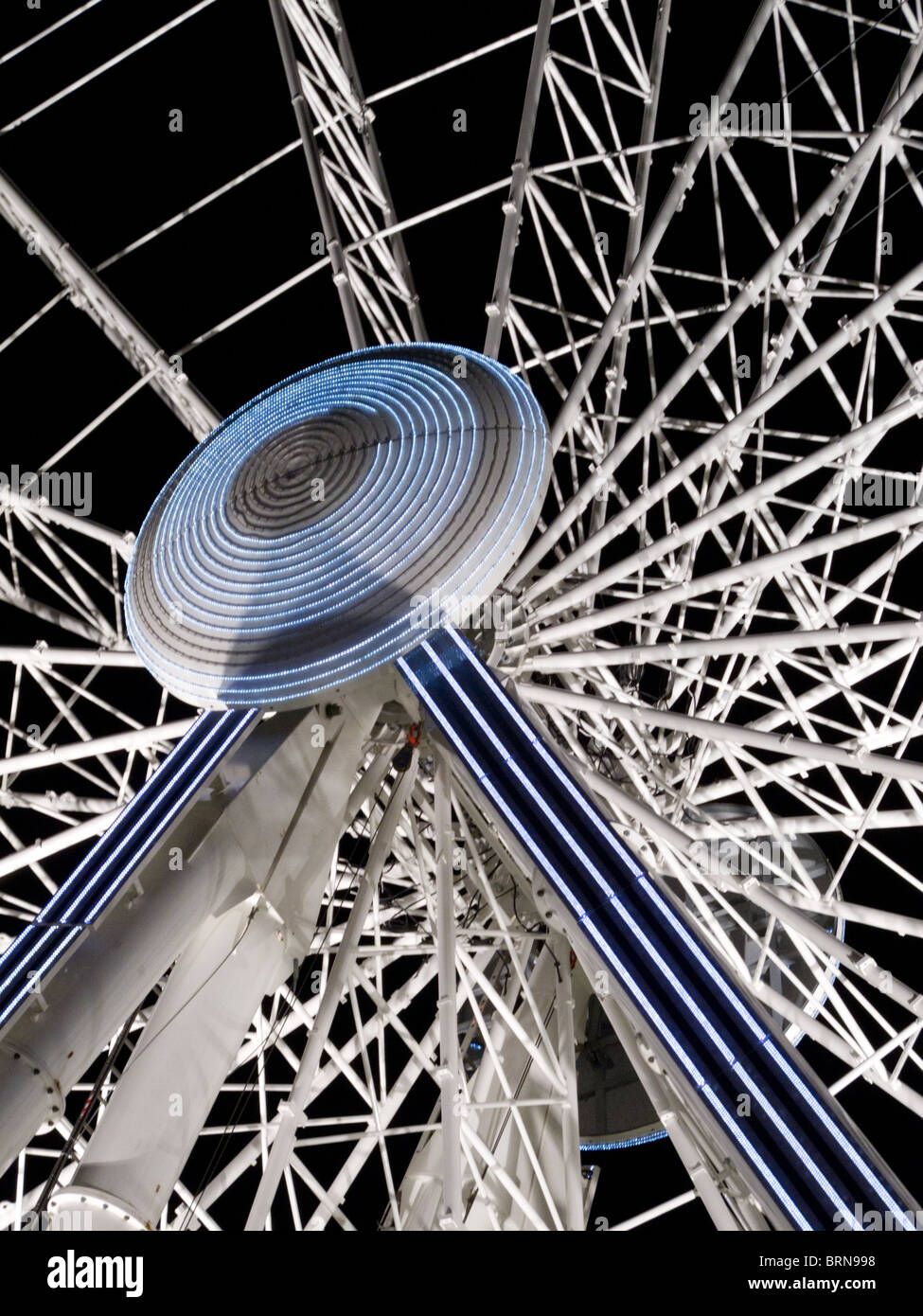 The Dublin Wheel at the 02 Arena, Dublin Docklands, Ireland Stock Photo ...