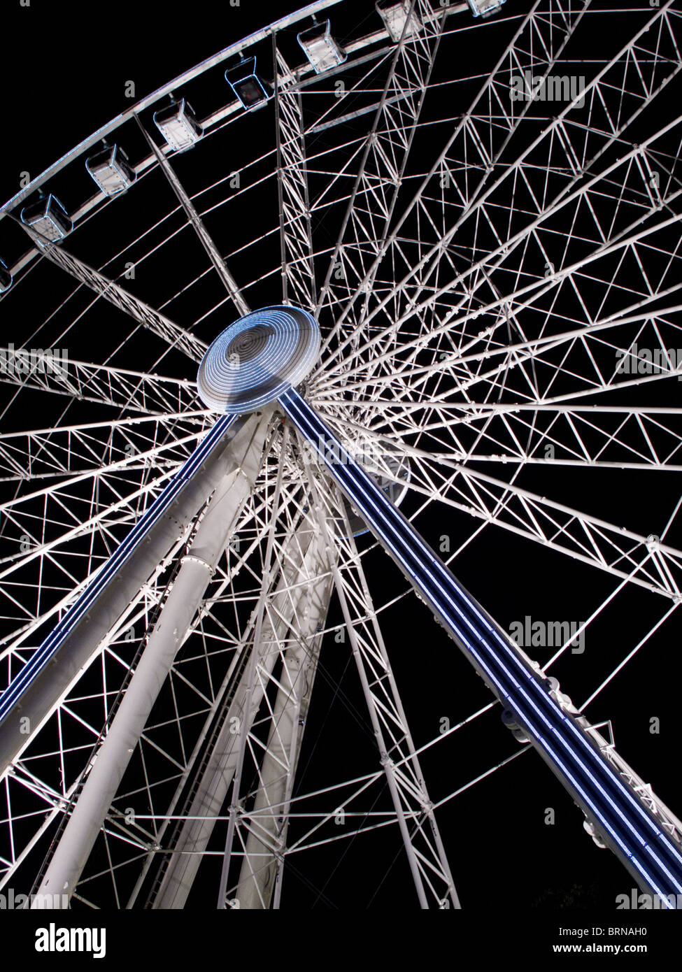 The Dublin Wheel at the 02 Arena, Dublin Docklands, Ireland Stock Photo ...