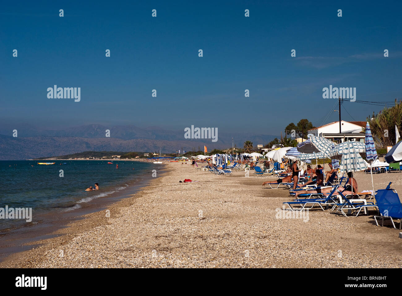 Acharavi Beach, Corfu, Ionian Islands Greece Stock Photo - Alamy