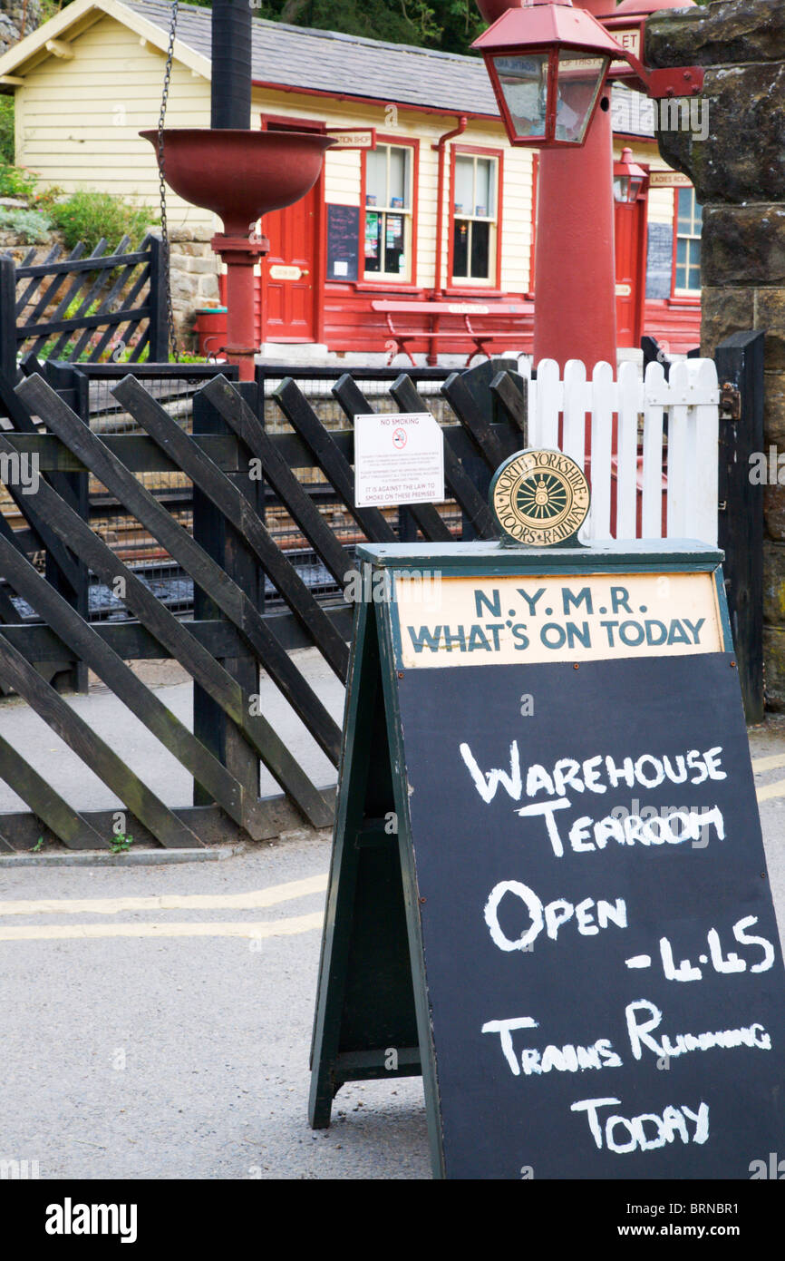 North York Moors Railway Sign at Goathland Station North Yorkshire ...