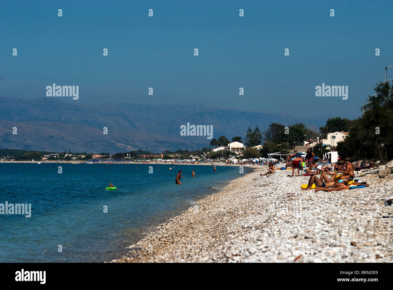 Acharavi Beach, Corfu, Ionian Islands Greece Stock Photo - Alamy