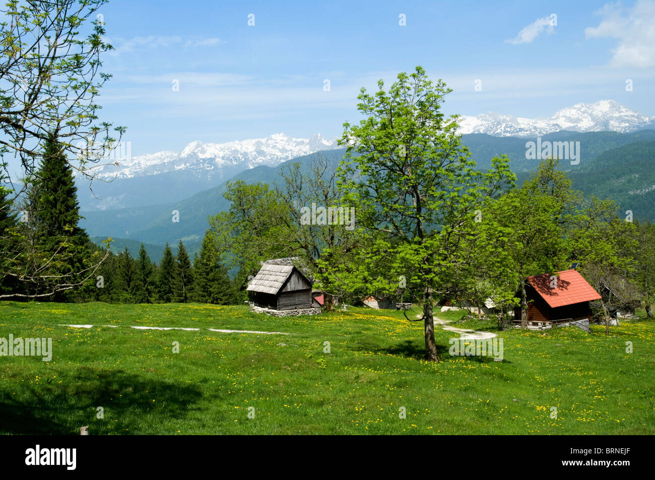 Alpine huts hi-res stock photography and images - Alamy