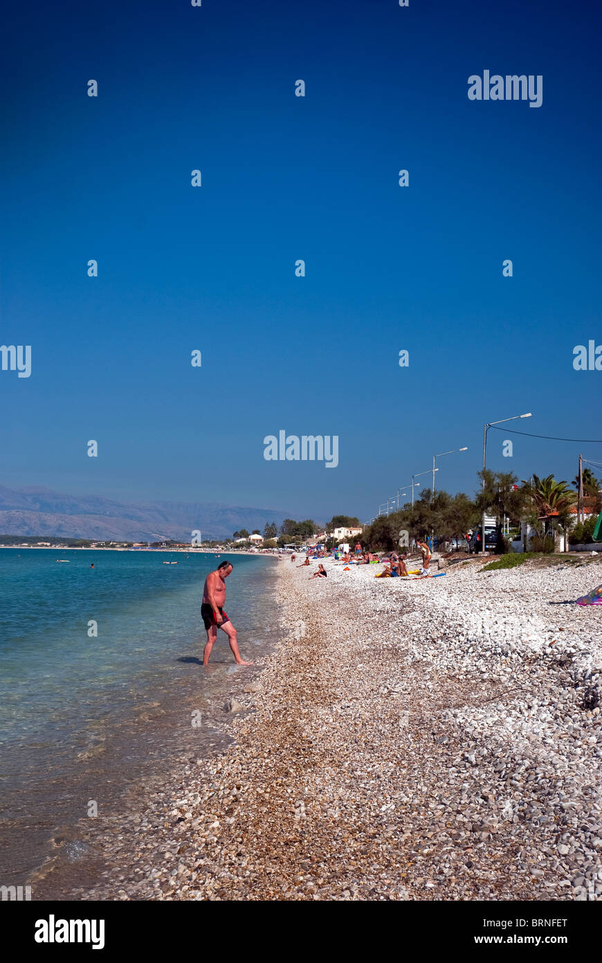 Acharavi Beach, Corfu, Ionian Islands Greece Stock Photo - Alamy