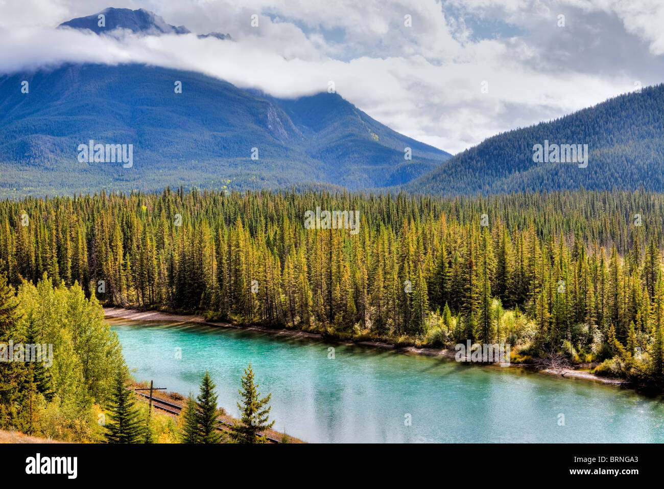 Bow River Valley, Banff National Park, Alta, Canada Stock Photo - Alamy