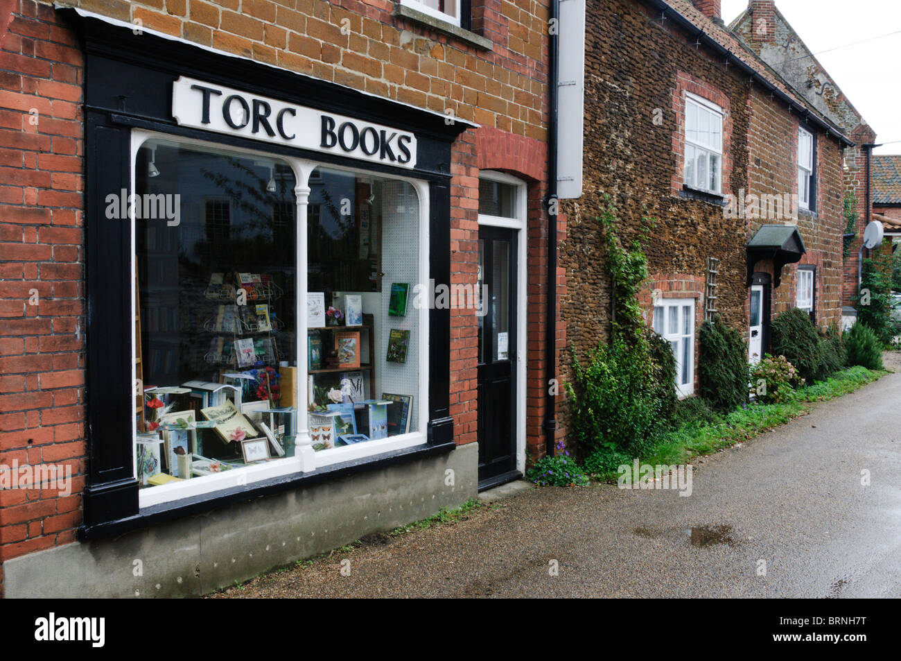 Torc Books, a small secondhand bookshop in the village of Snettisham ...