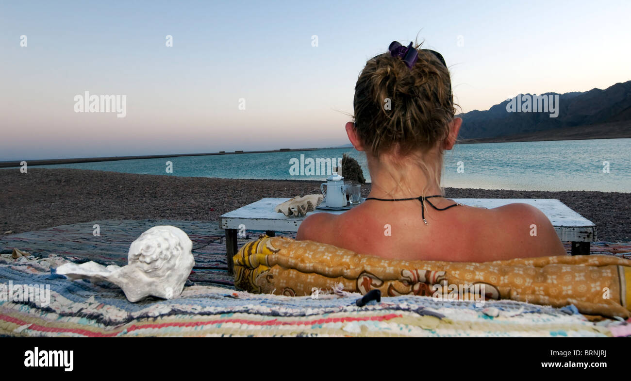 Old women sun burn hi-res stock photography and images - Alamy