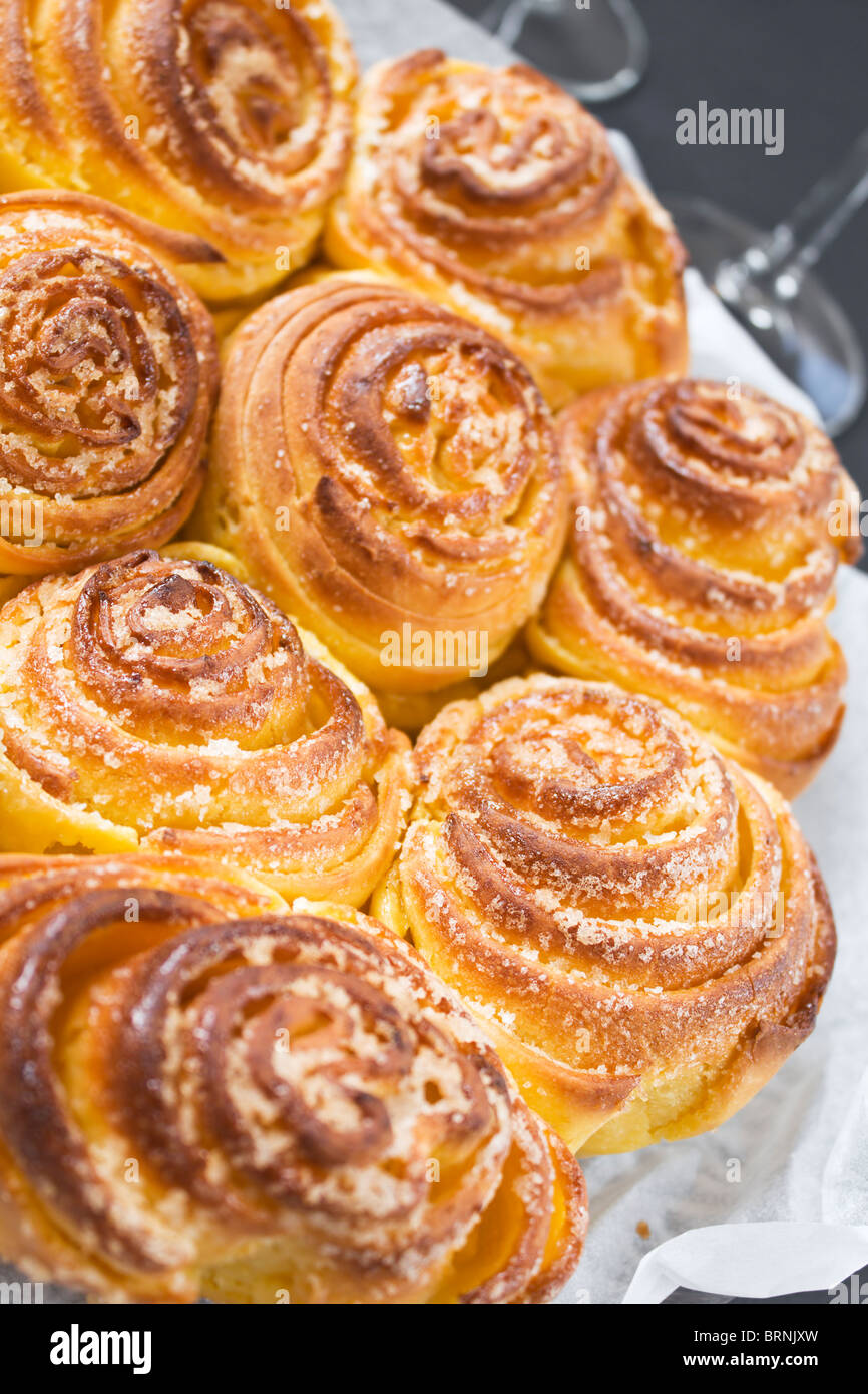 closeup cake with sugar Stock Photo - Alamy
