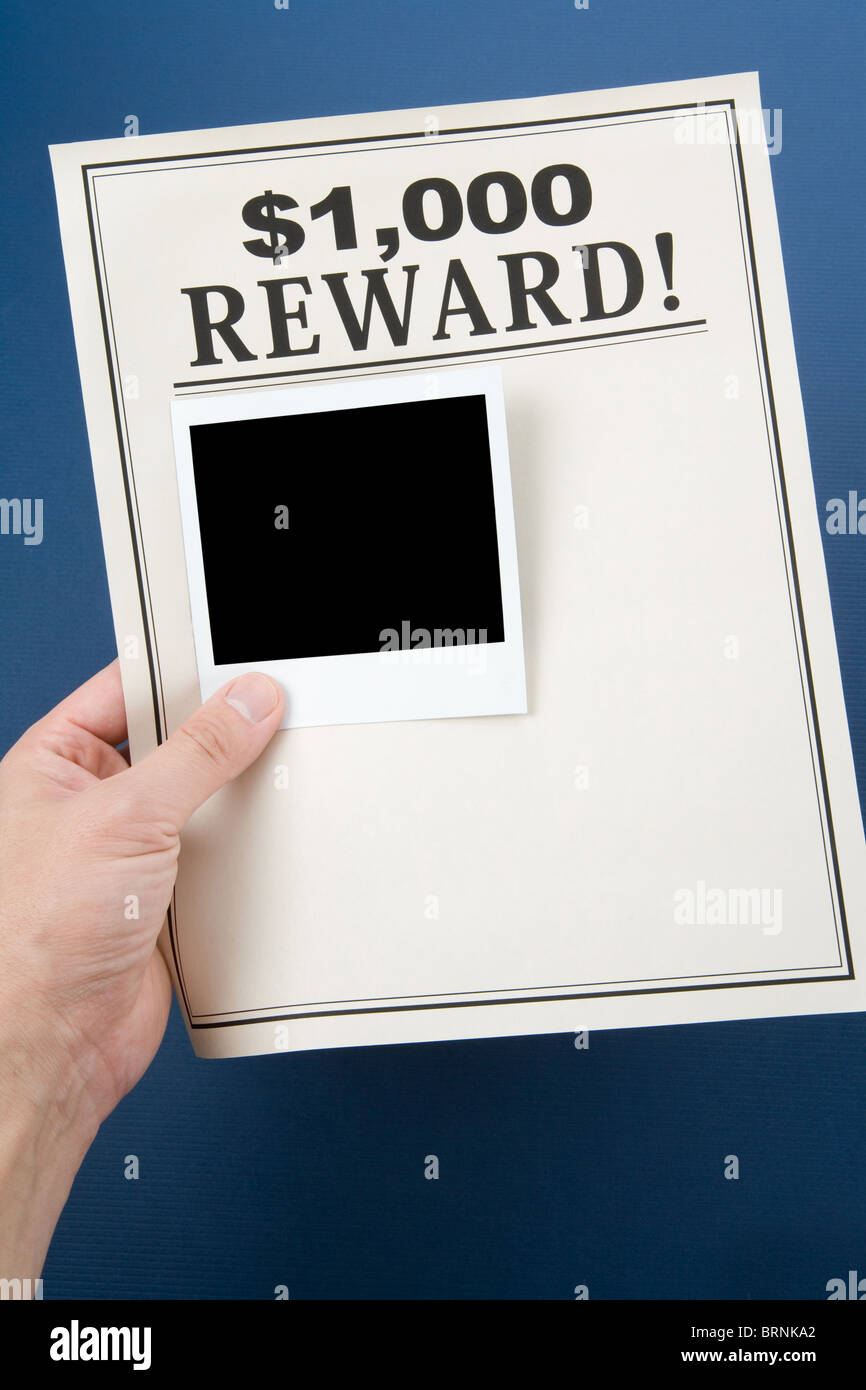 Reward poster hi-res stock photography and images - Alamy