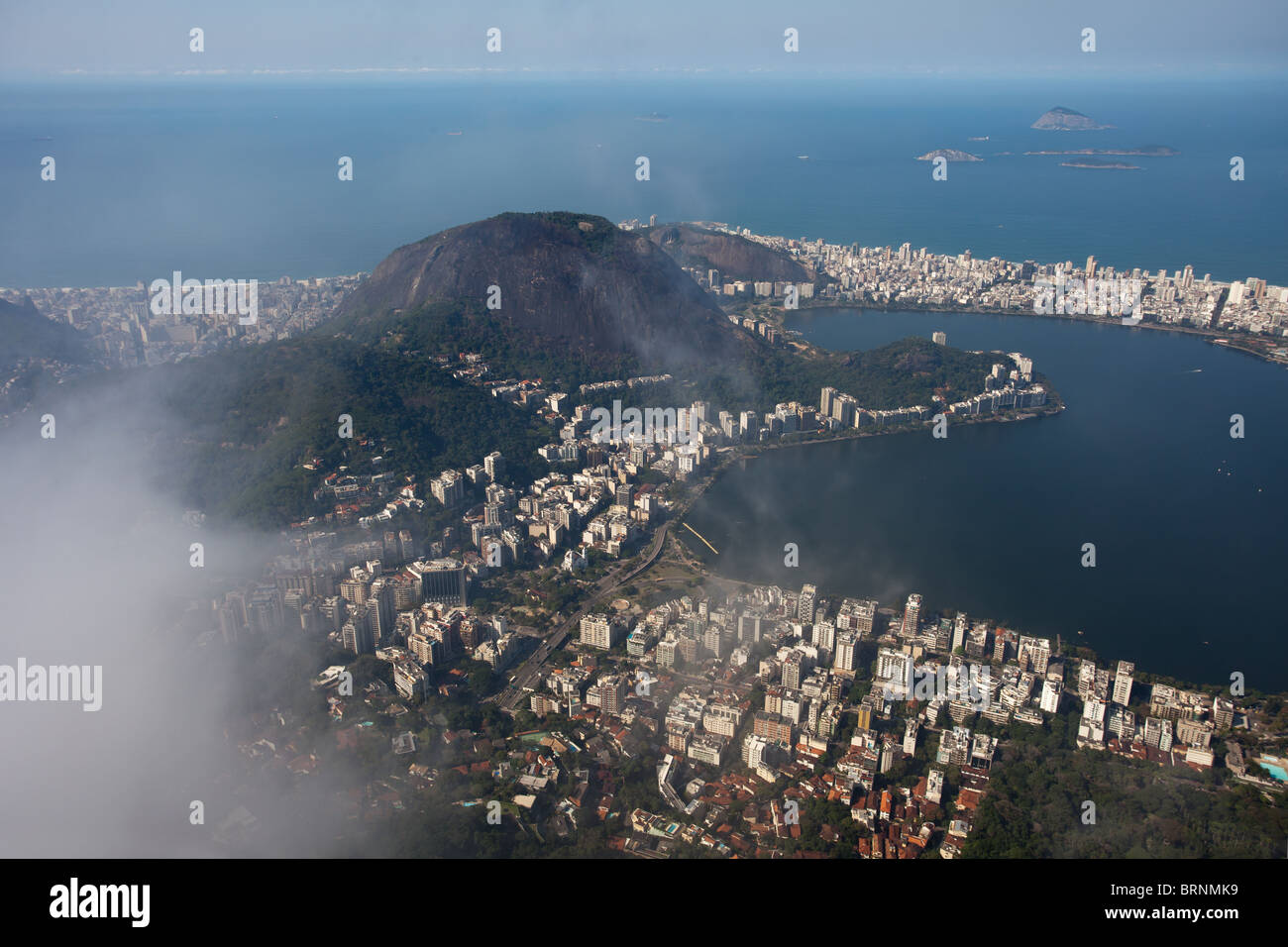Rio de Janeiro: Corcovado Mountain: View Stock Photo - Alamy