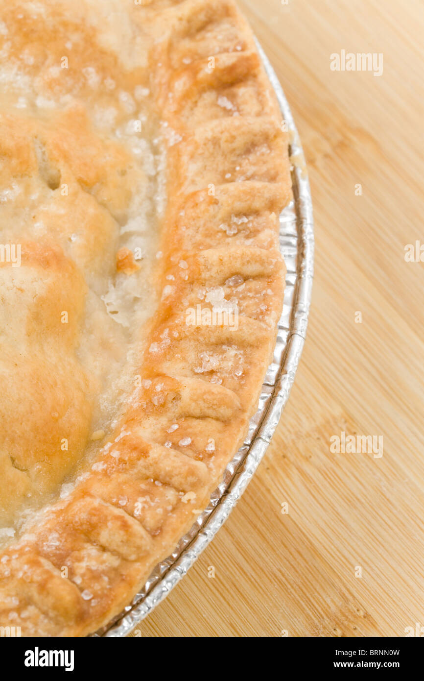 Apple Pie close up shot Stock Photo - Alamy