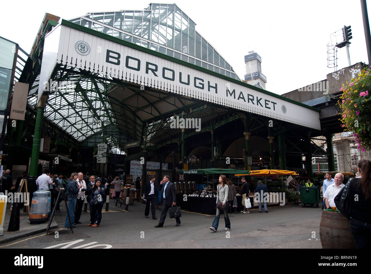 One of the largest and oldest food markets in london hi-res stock ...