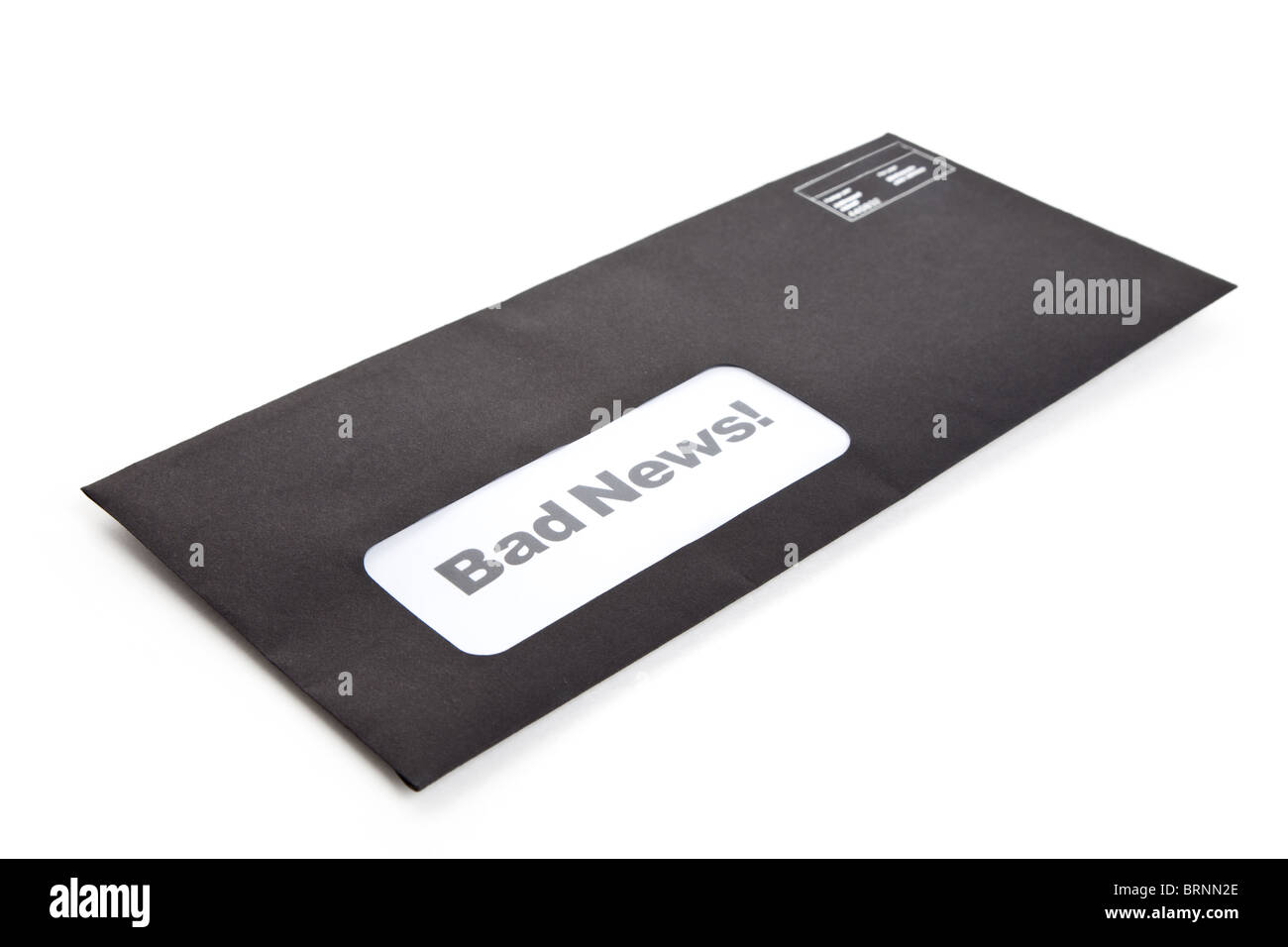 Bad News and envelope, concept of failure Stock Photo - Alamy