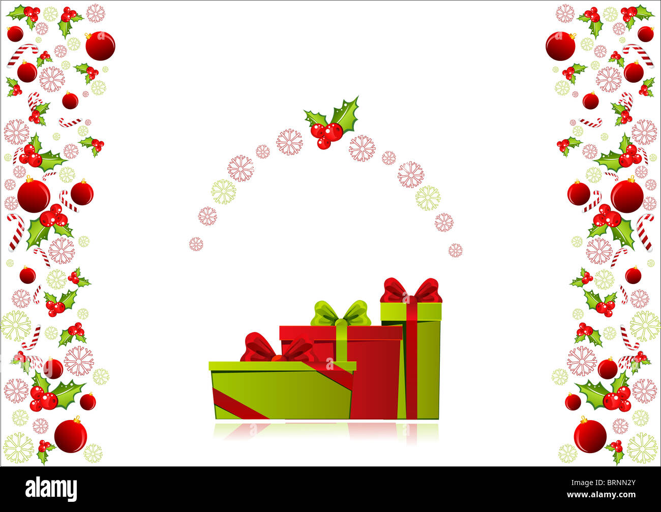 Cute gift card with keep of presents Stock Photo - Alamy