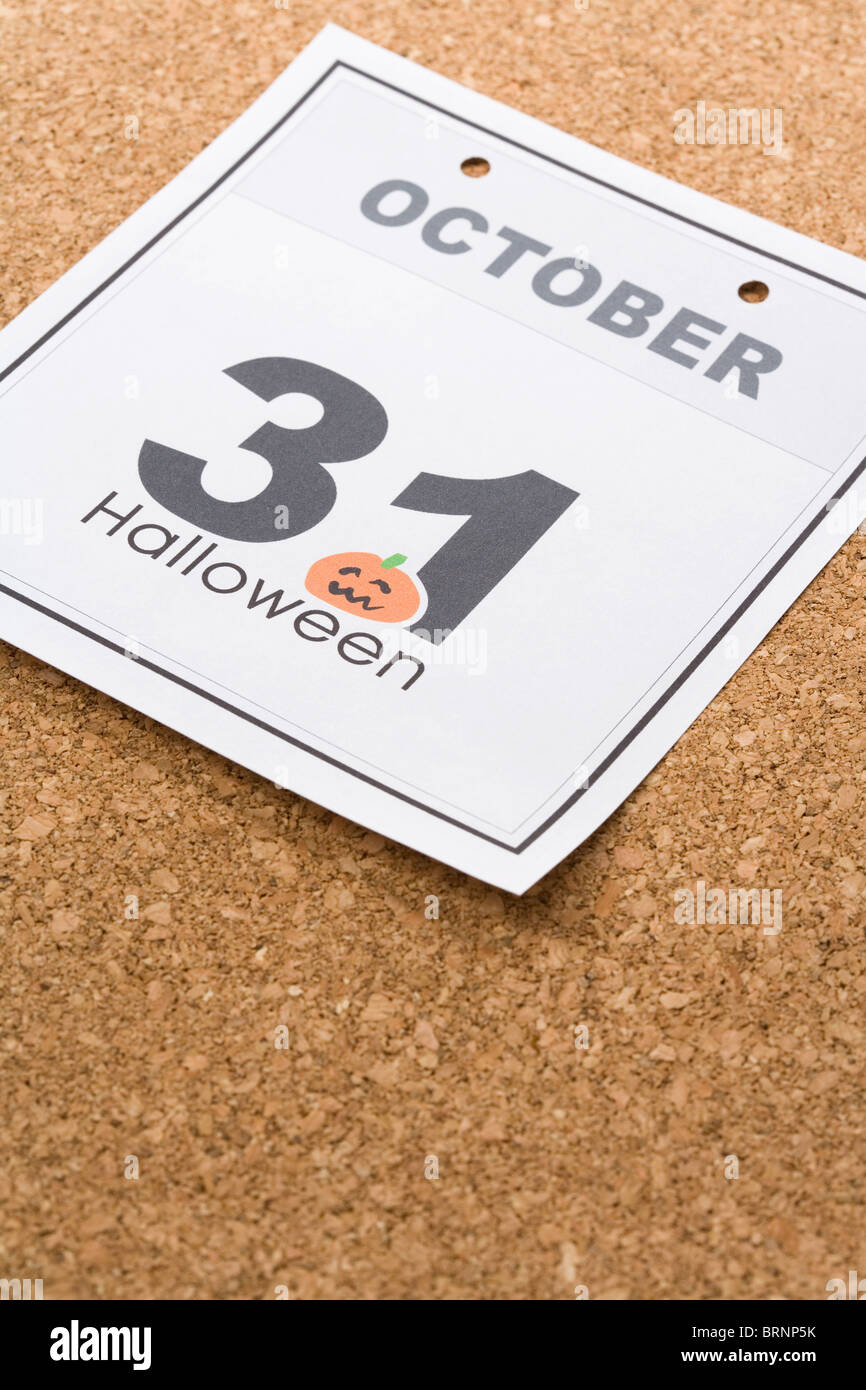 31 october calendar hi-res stock photography and images - Alamy