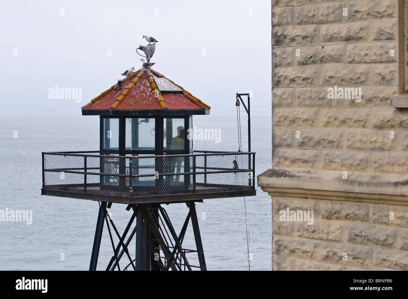 Alcatraz watch tower High Resolution Stock Photography and Images - Alamy