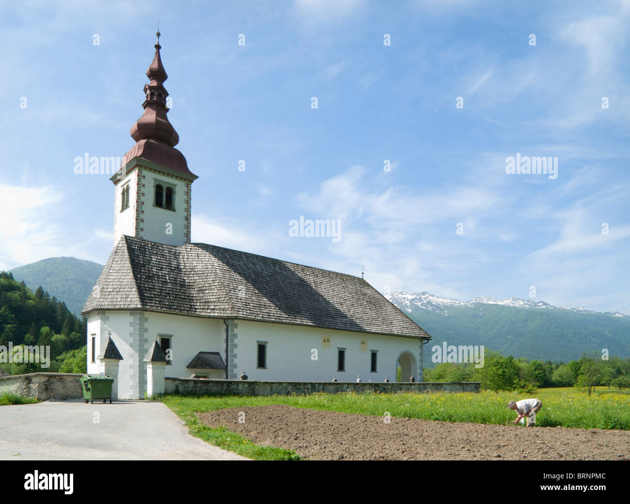 Alpine church hi-res stock photography and images - Alamy