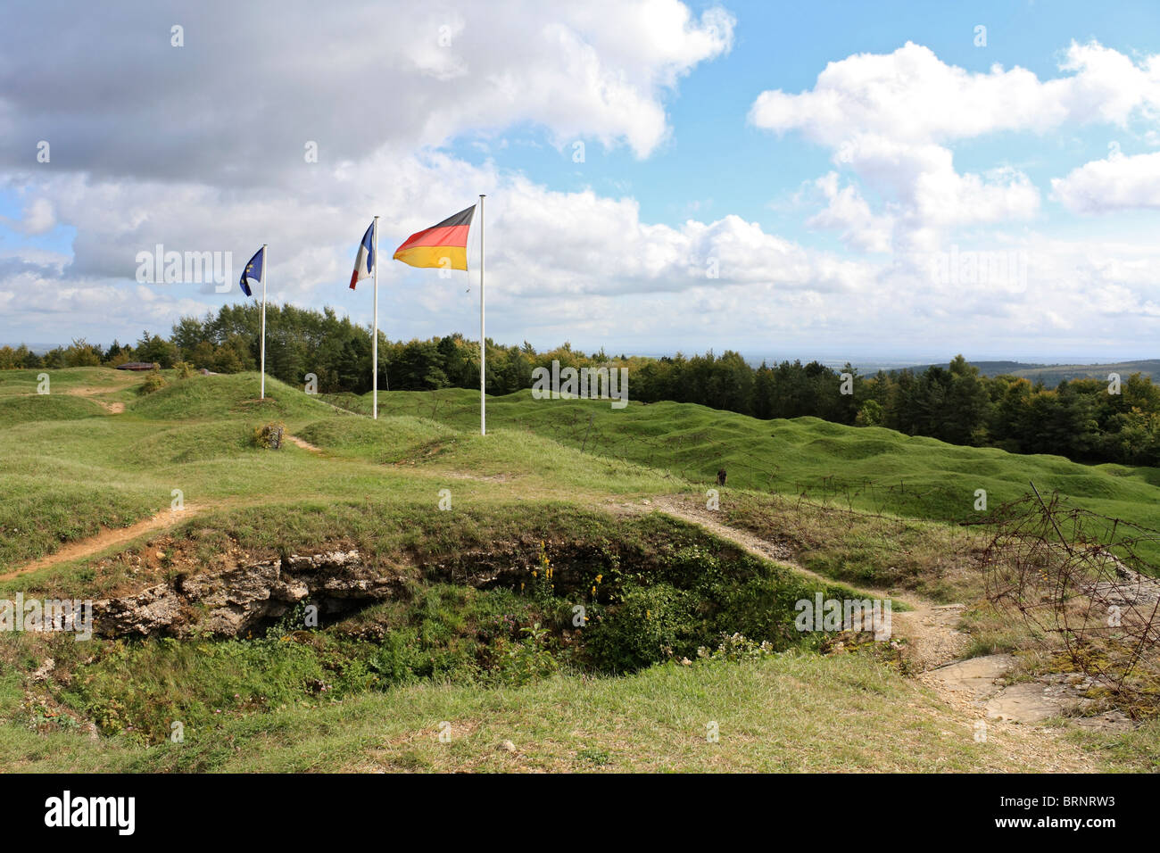 Fort Douaumont was one of the fortresses built to protect Verdun from ...