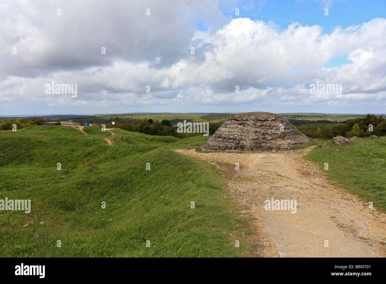Fort Douaumont was one of the fortresses built to protect Verdun from ...