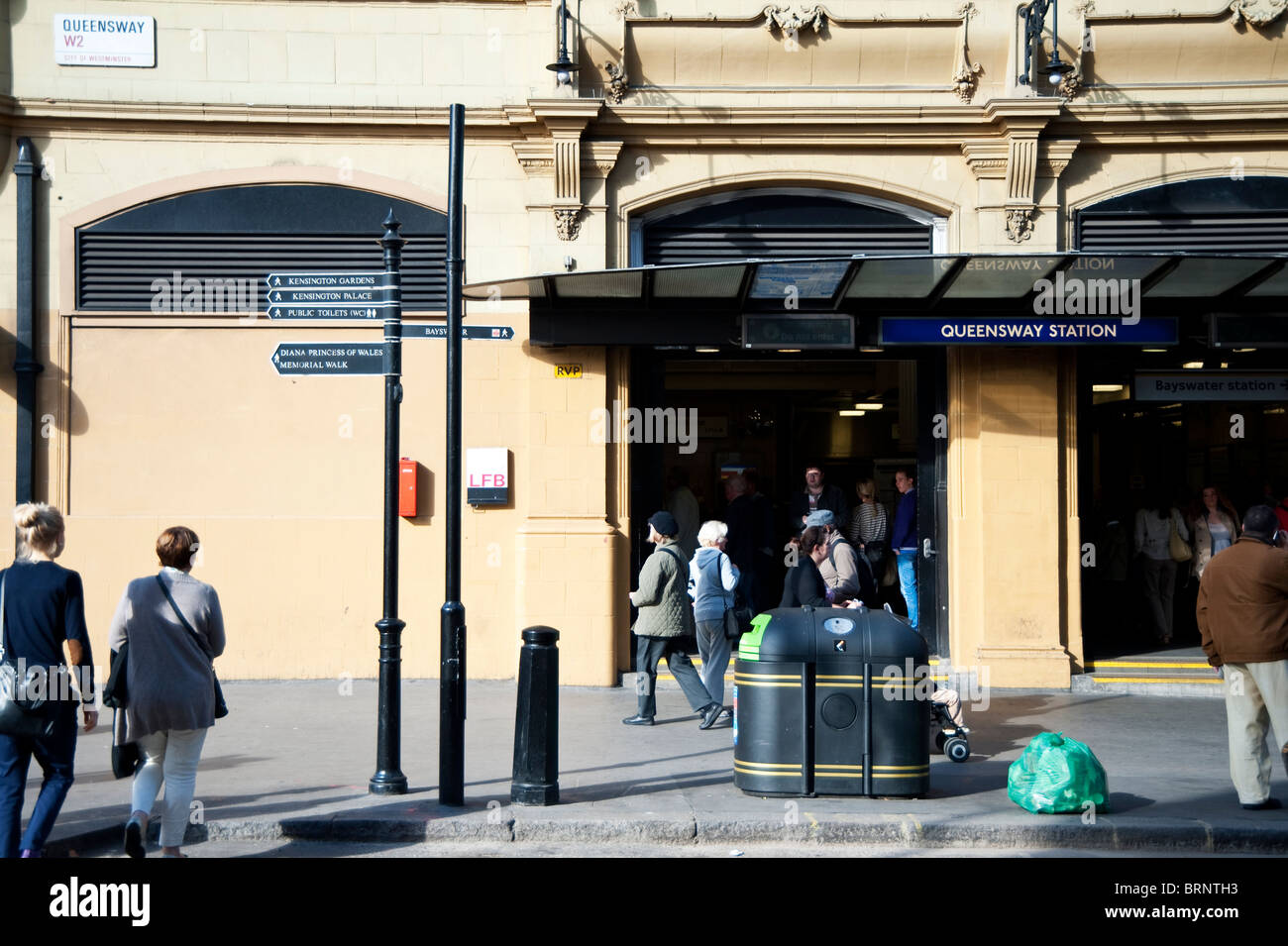 Queensway metro station, West London, UK Stock Photo - Alamy