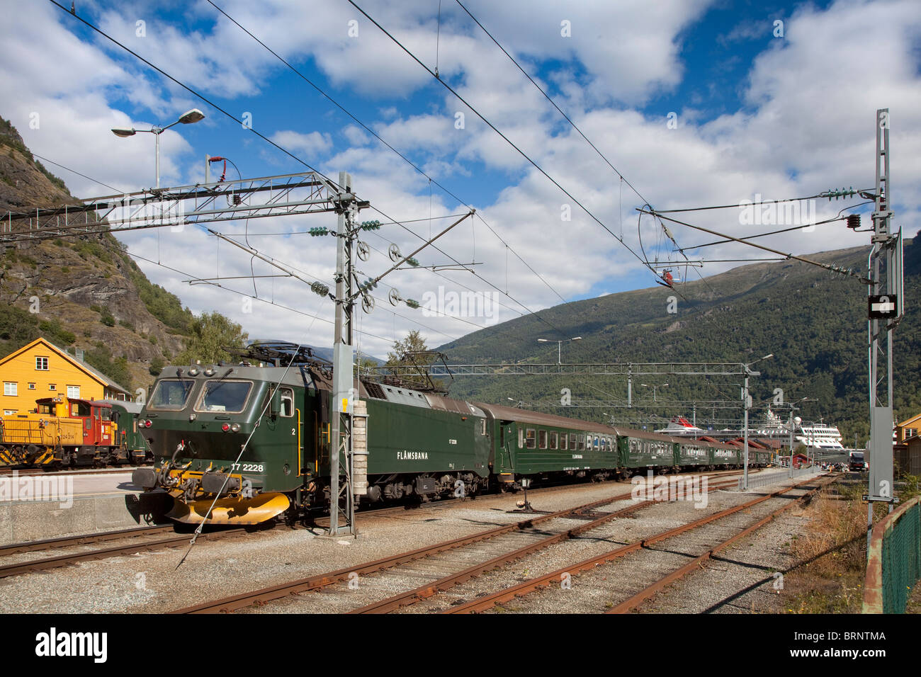 Scenic heidi fjords waterfalls valley the flam railway station hi-res stock photography and ...
