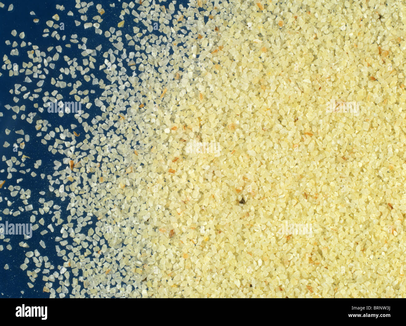 Wheat semolina (intermediate milling stage Stock Photo - Alamy