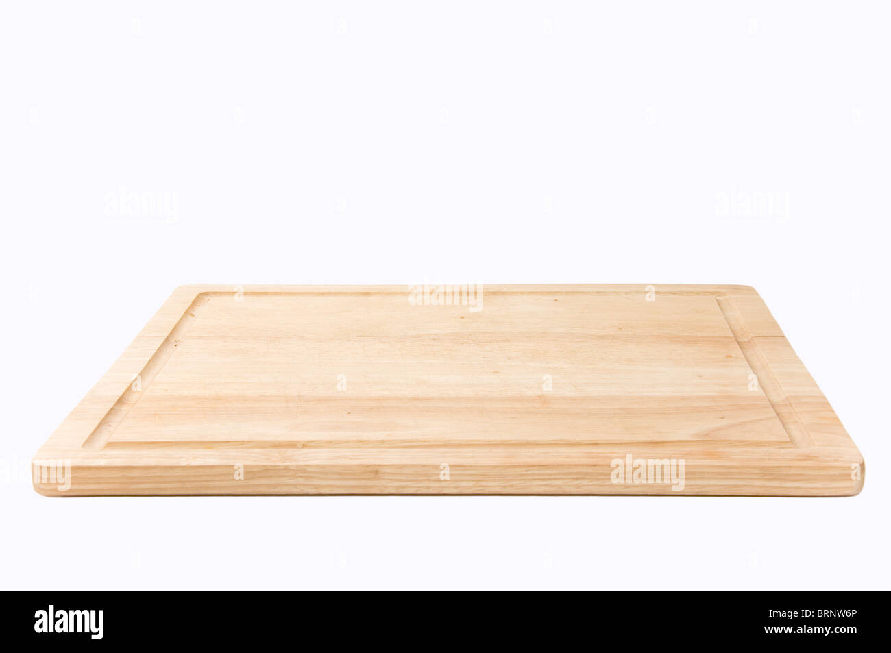 Wooden kitchen board isolated on white Stock Photo - Alamy