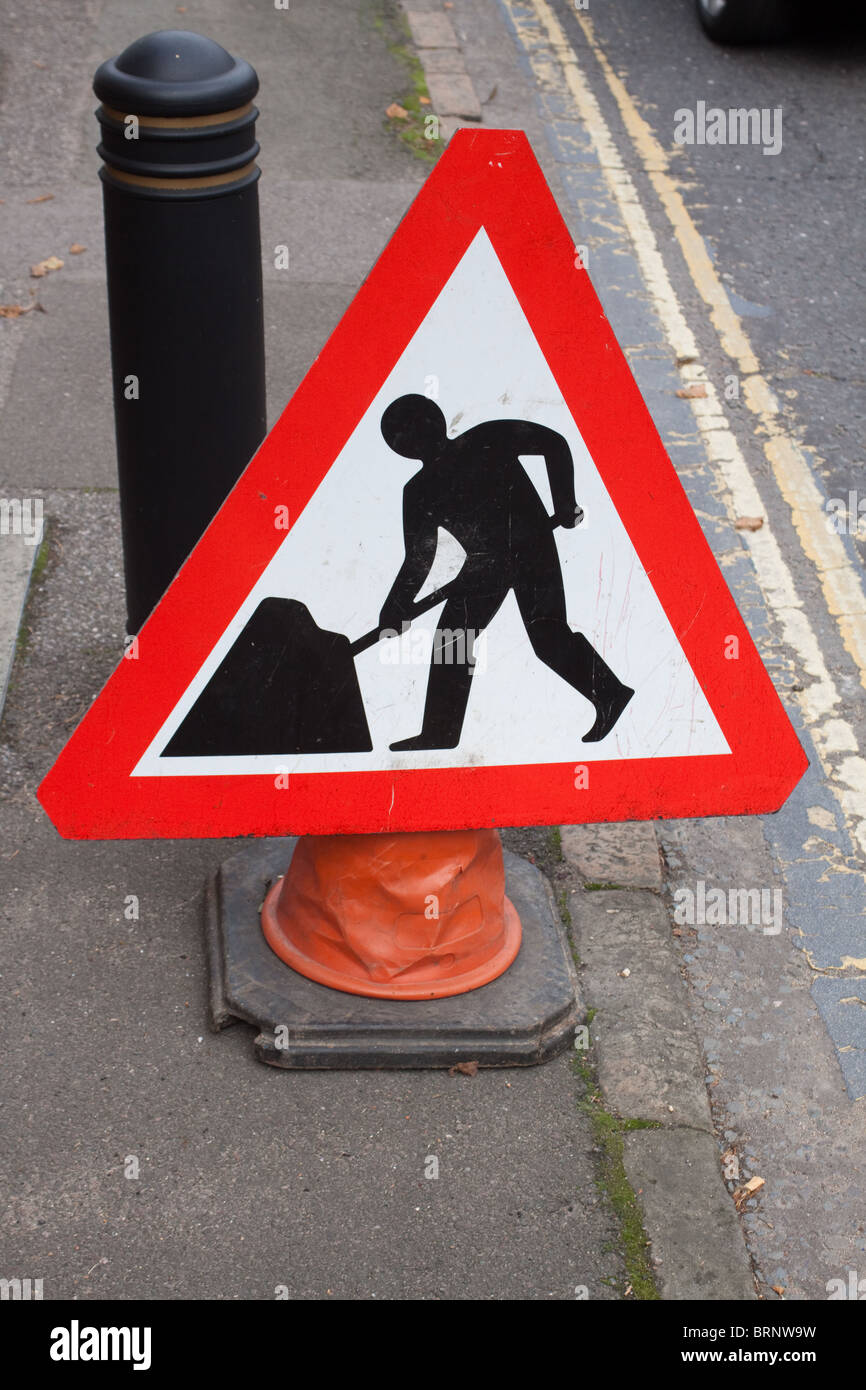 Men at work sign hi-res stock photography and images - Alamy