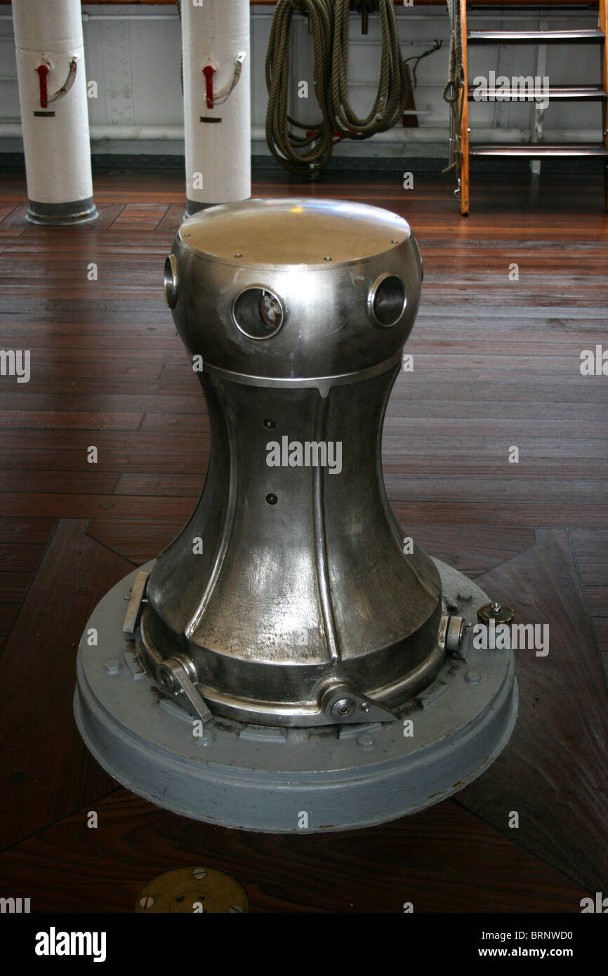 Deck winch, Christian Radich Stock Photo - Alamy