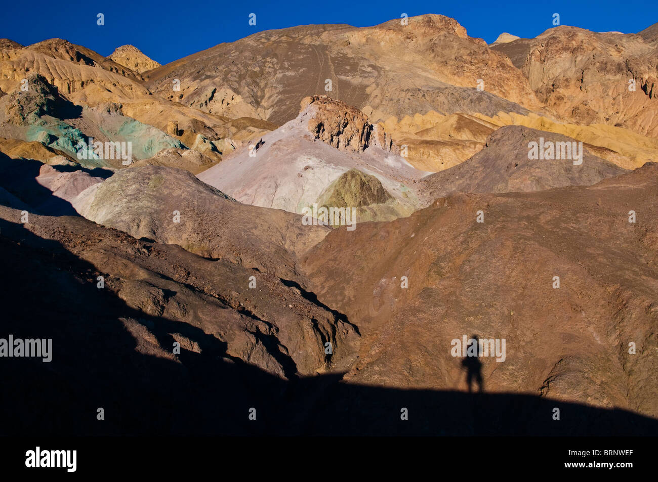 Rock colours caused by the oxidation of metals, Artist's Palette at ...