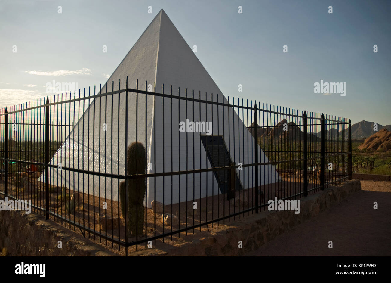 Former Arizona Governor George W. P. Hunt's tomb, in Papago Park that ...