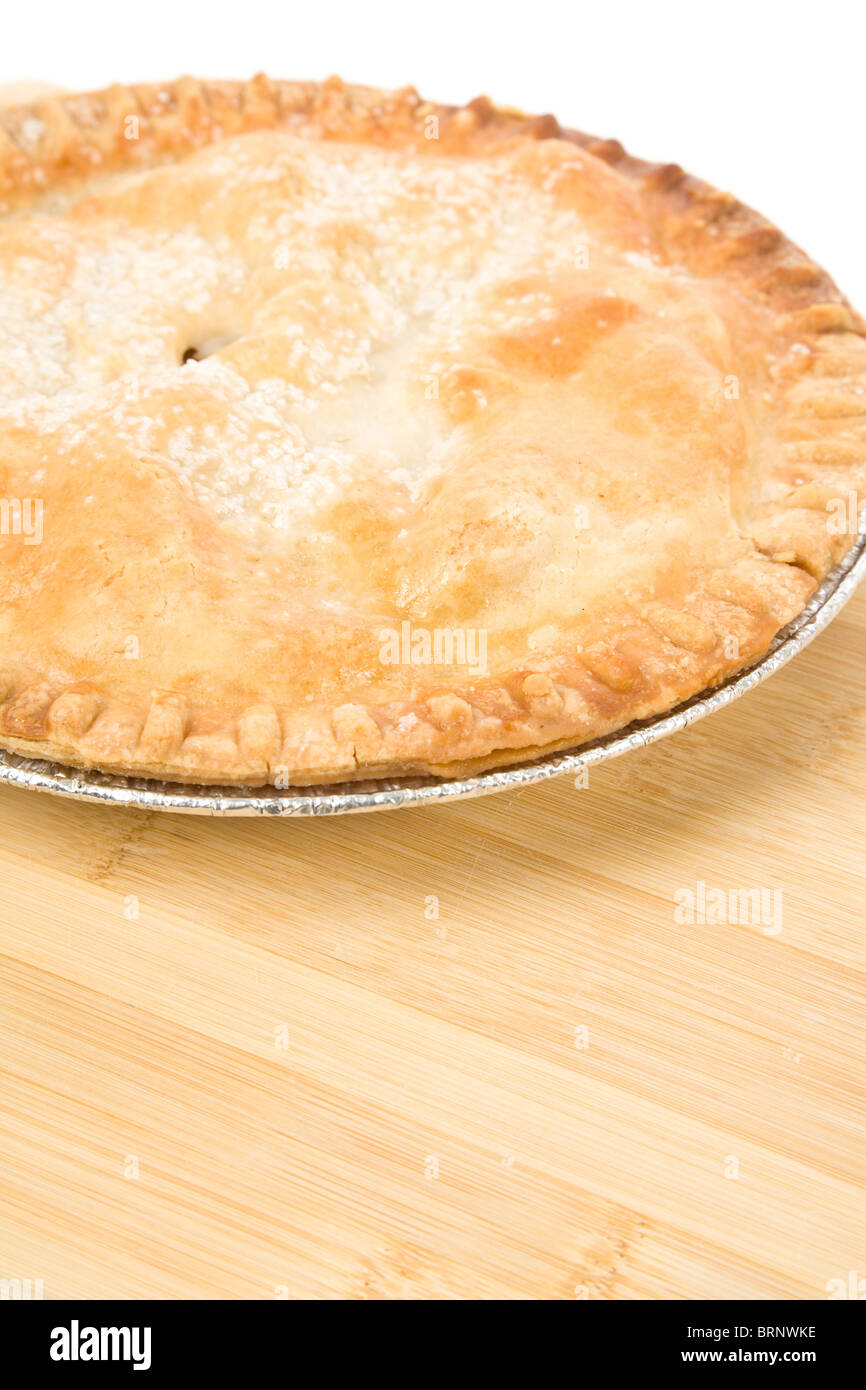 Apple Pie close up shot Stock Photo - Alamy