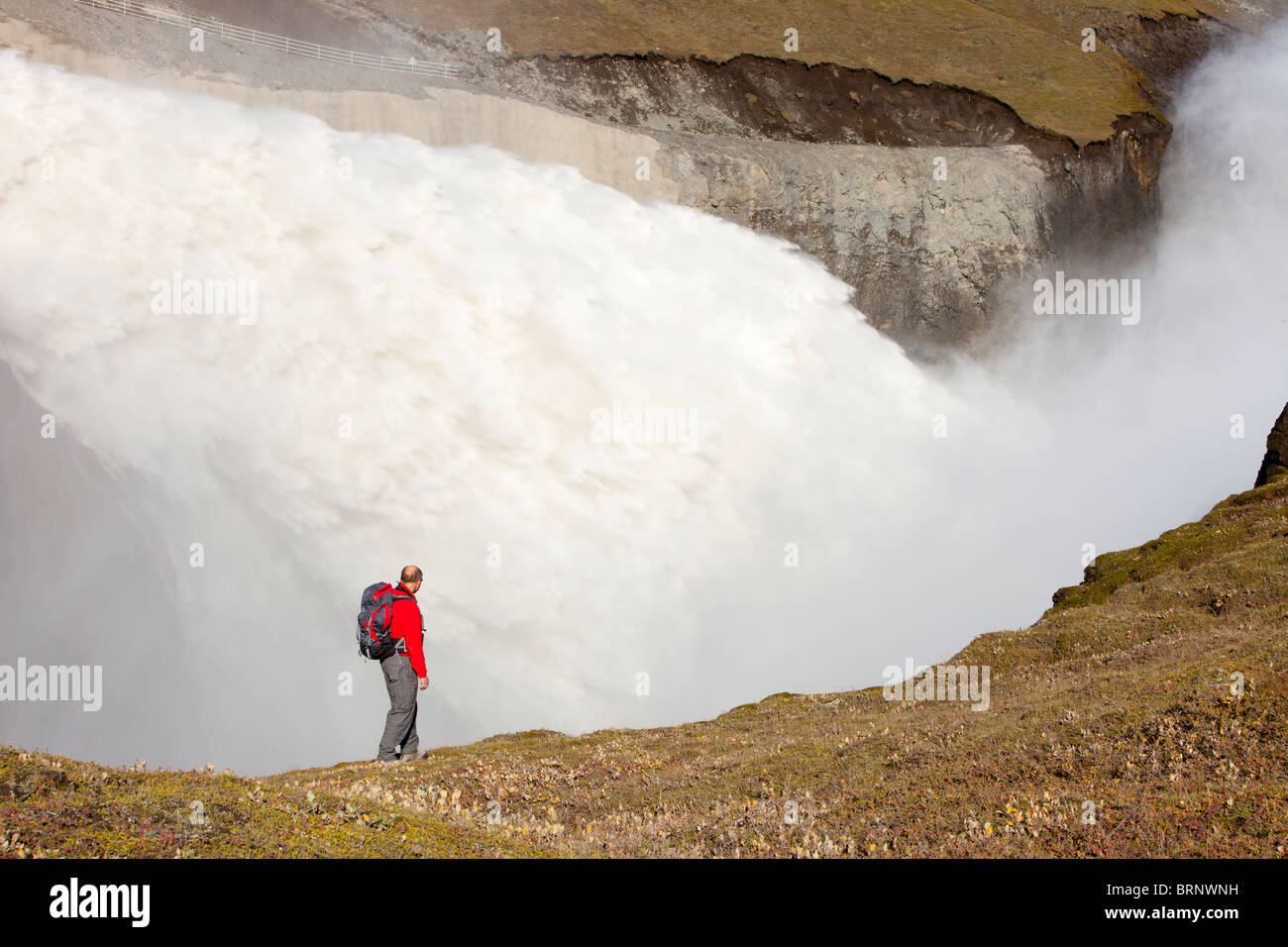 the overspill from the Karahnjukar hydro dam in Iceland Stock Photo - Alamy