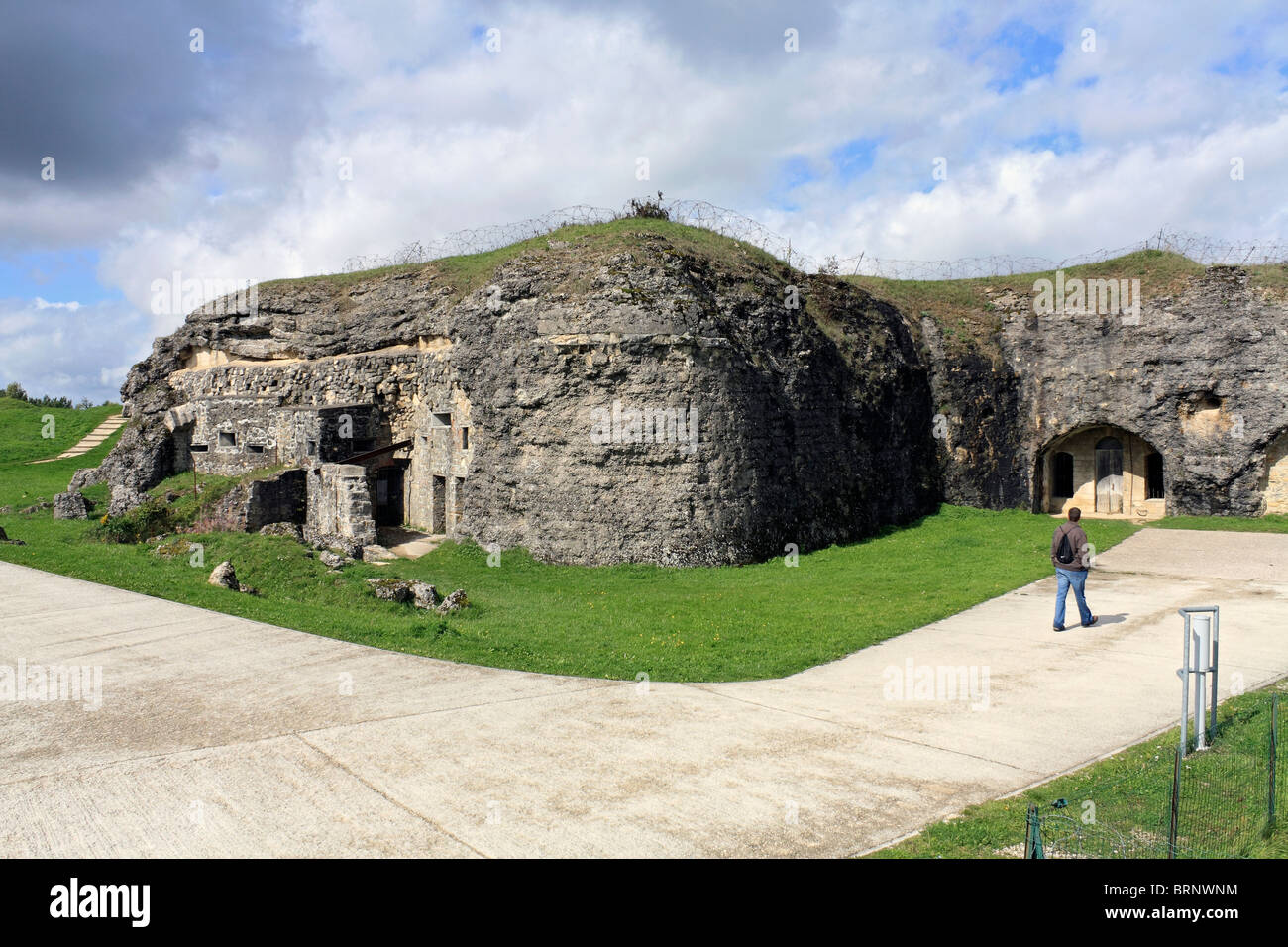 Fort Douaumont was one of the fortresses built to protect Verdun from ...