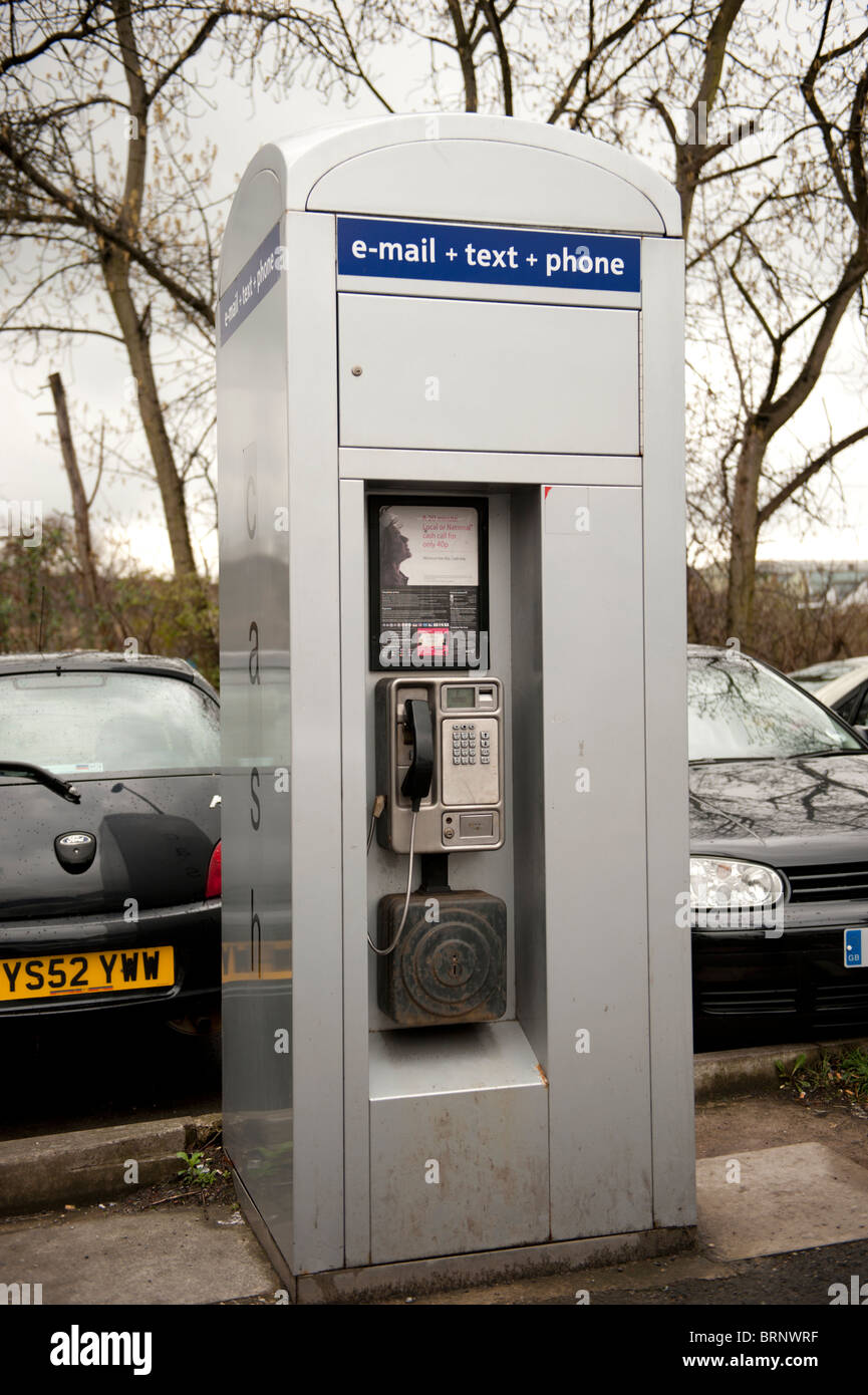 Public telephone Internet cash machine combined UK Stock Photo - Alamy